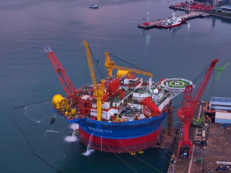 我国自主设计建造的亚洲首艘圆筒型FPSO“海葵一号”完工落成-龙de船人